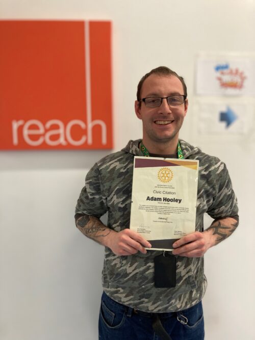 Reach Mansfield client presented with 2021 Courage Award - Reach ...